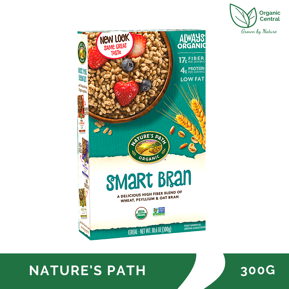 Nature’s Path Organic Low Fat Smart Bran with Psyllium & Oat Bran 300g ...