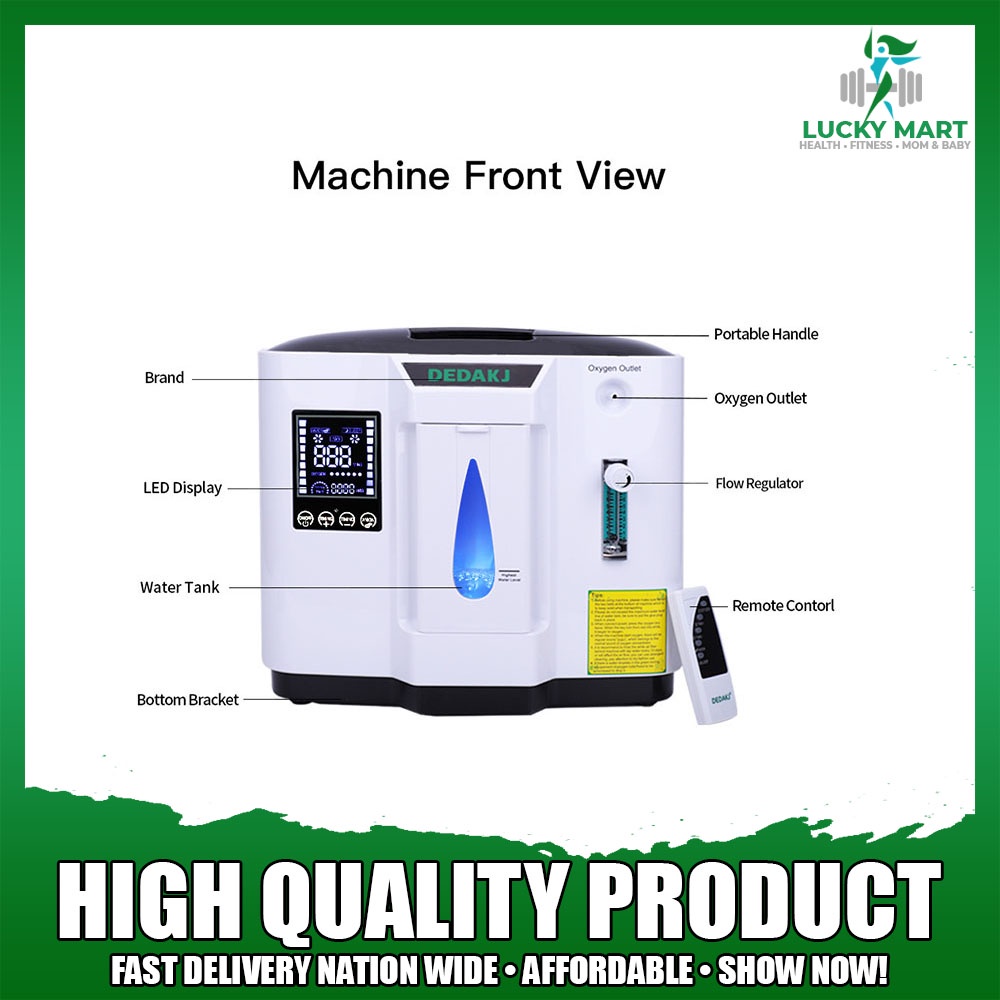 【NEW ITEM】Home Use 7L Oxygen Concentrator Machine Portable Oxygen Generator DDT-1A cod | Lazada PH