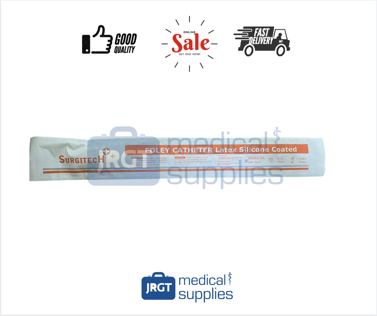 Foley Catheter 1 pc (Fr 8, Fr 10, Fr 12, Fr 14, Fr 16) | Lazada PH