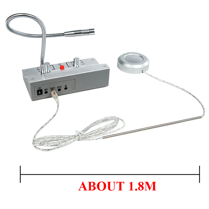 Window Mic and Speaker Dual way Window Intercom Speaker Microphone Talk ...