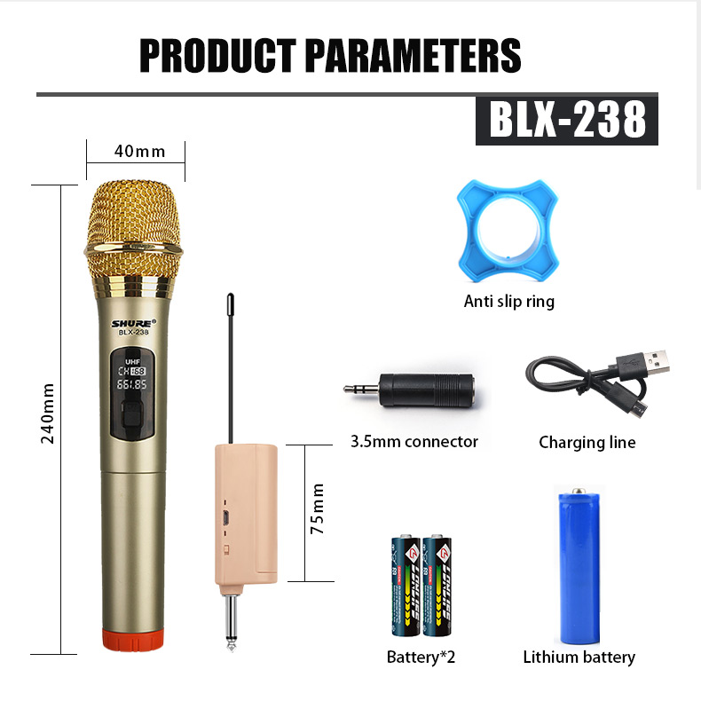 microphone for videoke Wireless Microphone bluetooth microphone 35mm ...