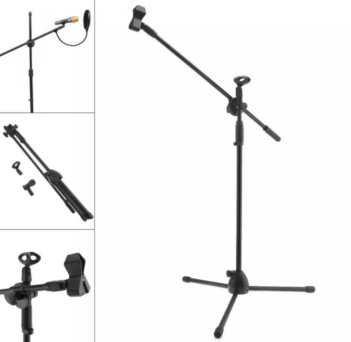 100% Original UME Portable Microphone Stand Mic Long Stand W/ Free ...