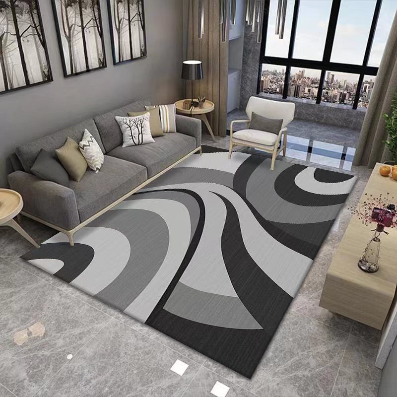 160*230cm Home Decor Modern Carpet Geometric Pattern Anti-Slip Floor ...
