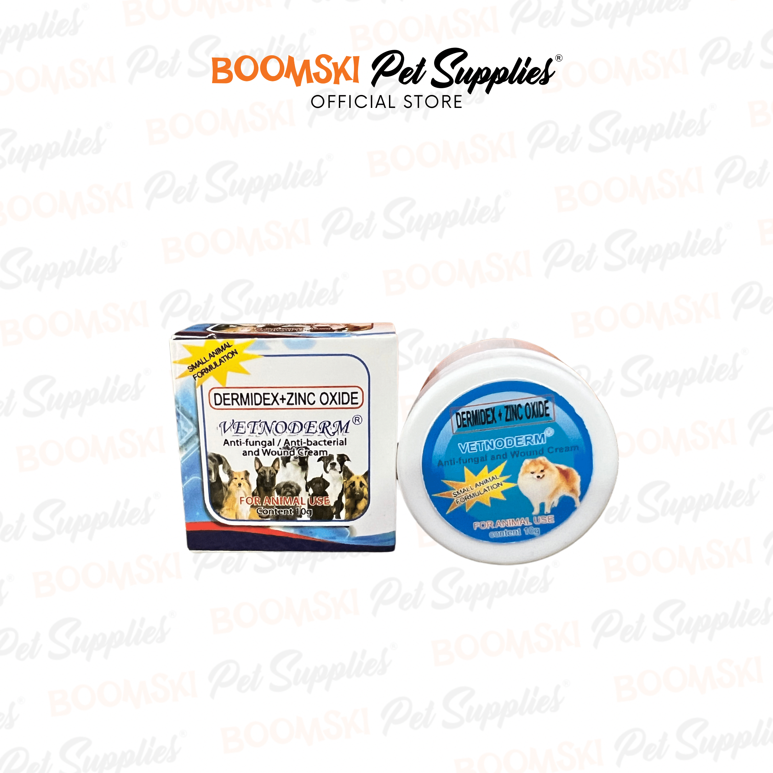 Vetnoderm Anti Fungal/Anti Bacterial Wound Cream (Dermidex + Zinc Oxide ...