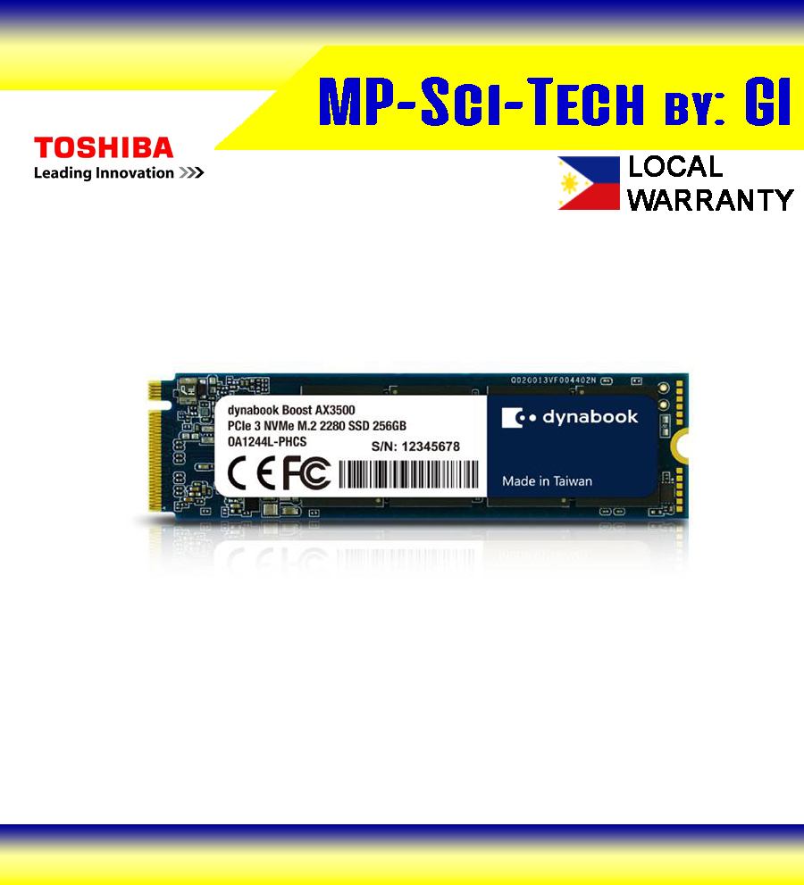 Toshiba Dynabook 256GB AX3500 M.2 2280 Nvme Internal SSD PCIe | Lazada PH
