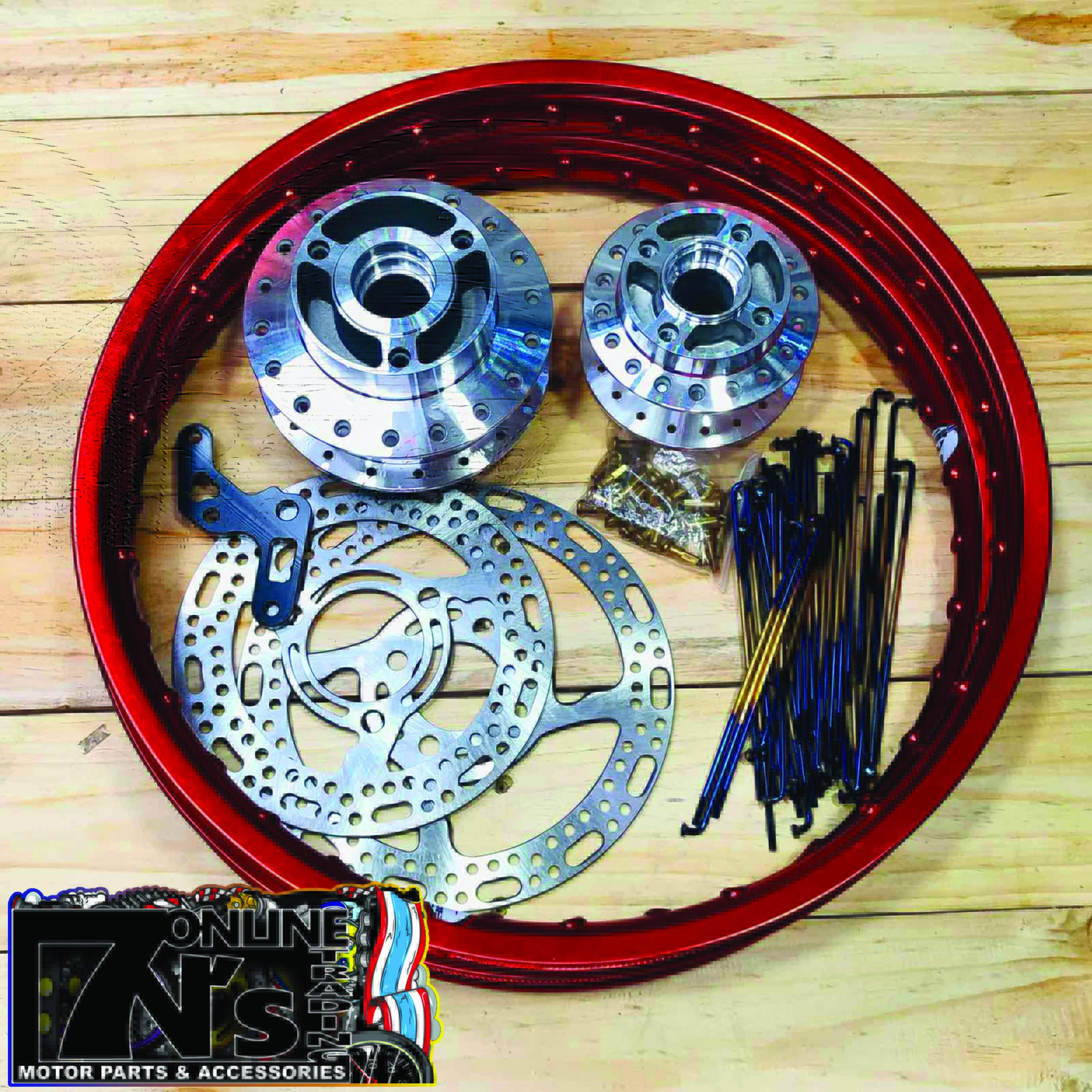 RIMSET (Rim + Hub + Disc SET) - Raider 150 Fi / Carb | Lazada PH