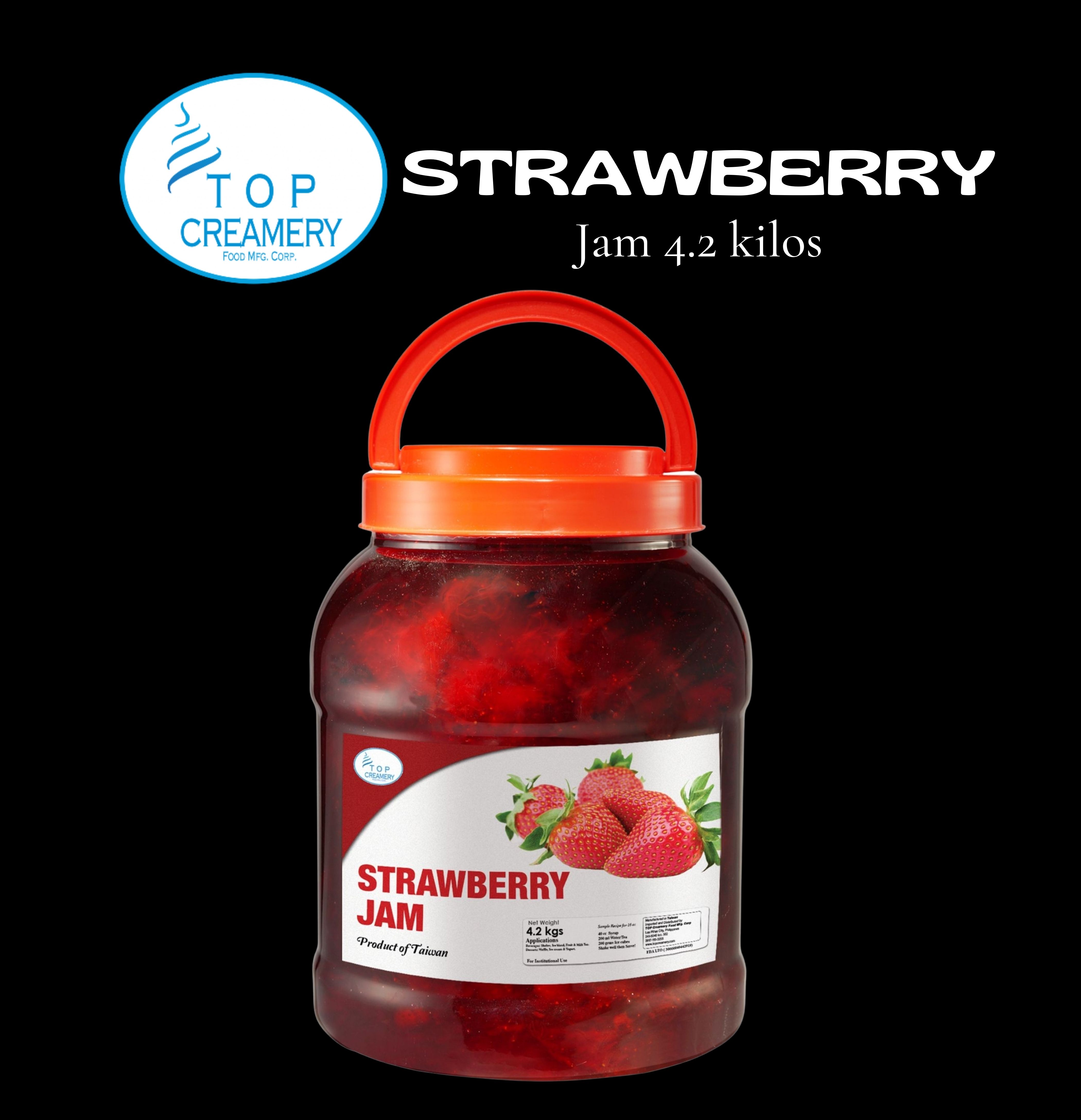 TopCreamery Strawberry Jam 4.2kg | Lazada PH