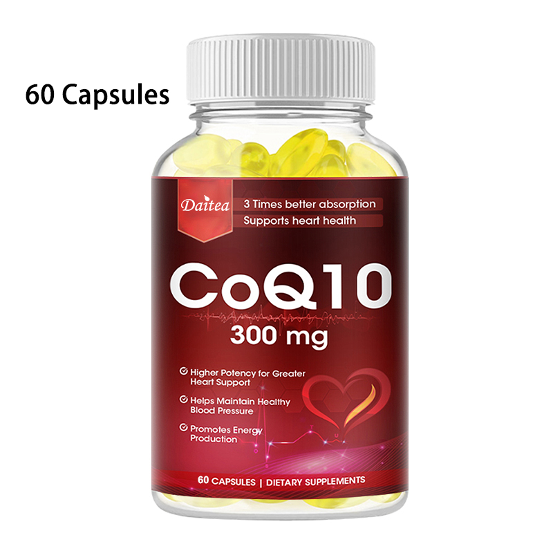 High Potency CoQ10 Softgels, 300 mg bawat isa | Vegetarian at Gluten ...
