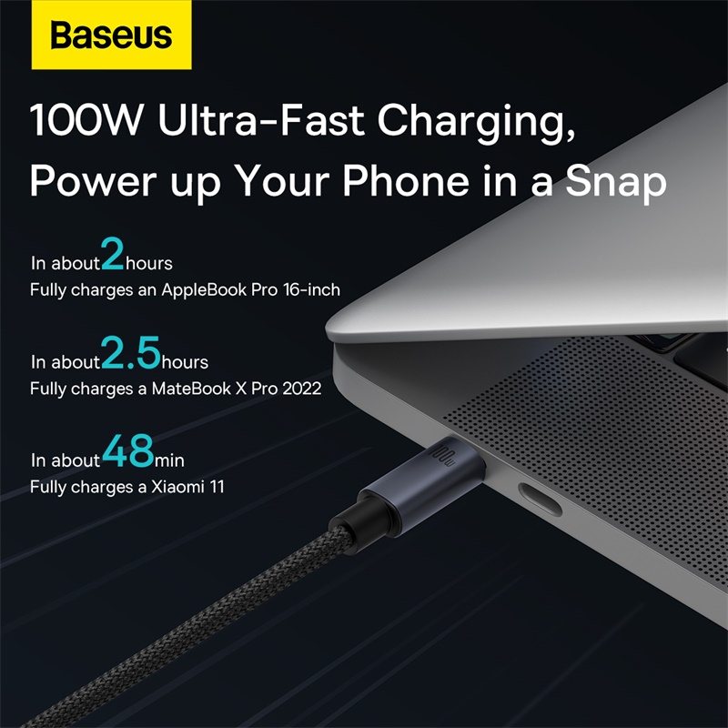 Baseus 100W Type C Cable for iPhone 15 promax USB C to Type C Fast ...