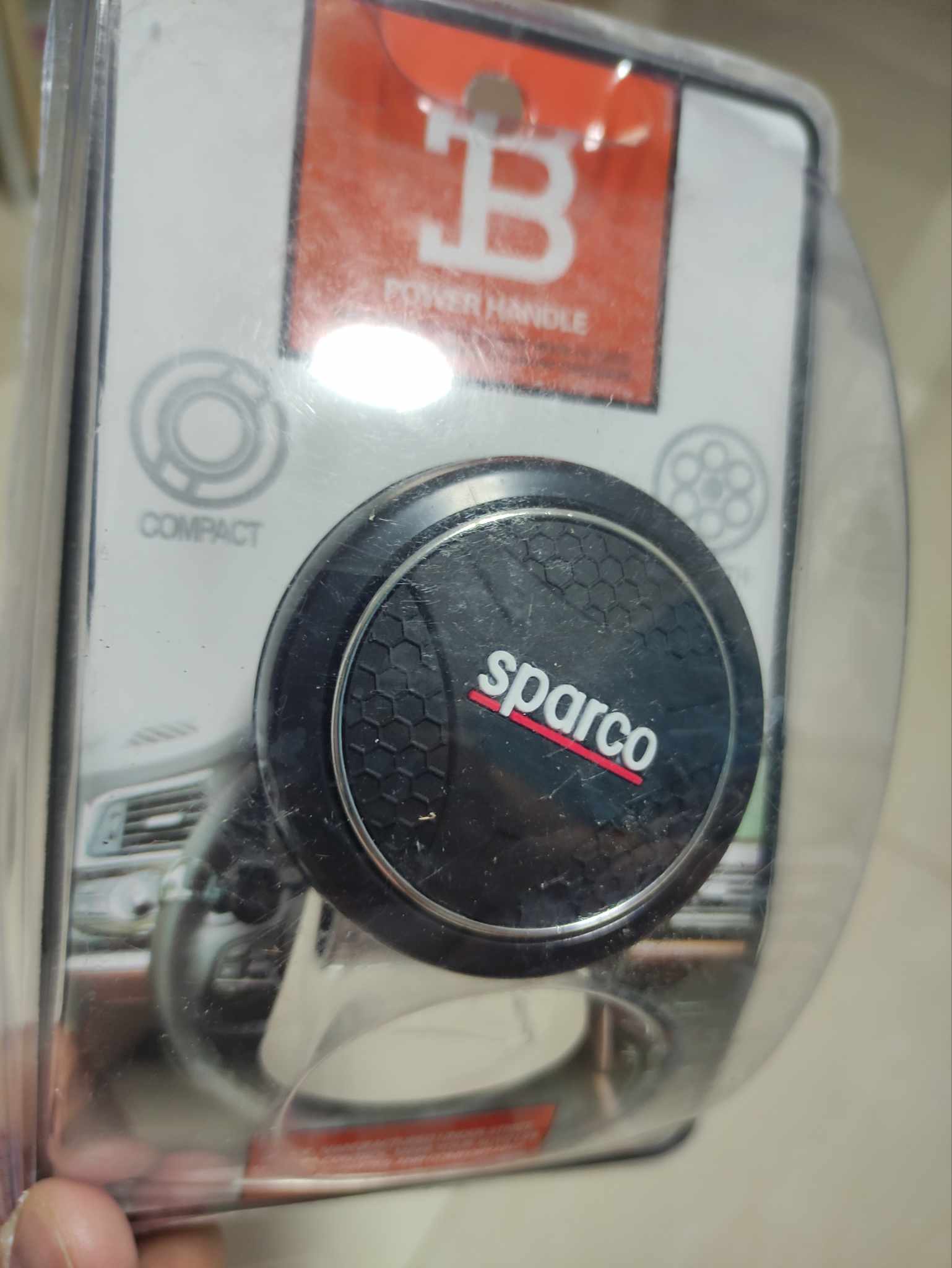 TRD Ralliart MOMO Sparco Car Steering Wheel Spinner Knob Power Handle ...