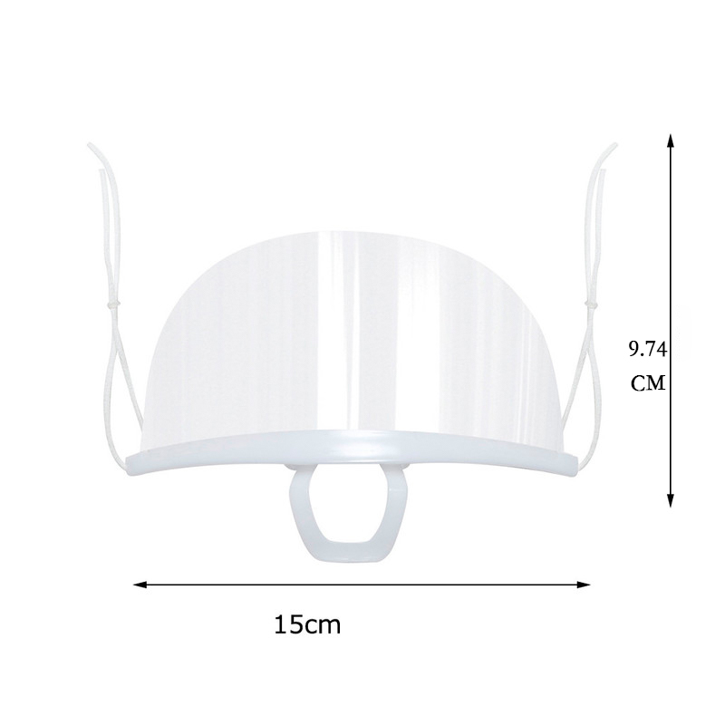 10PCS Transparent Catering Special Mask Sanitary Food Protection Mask ...