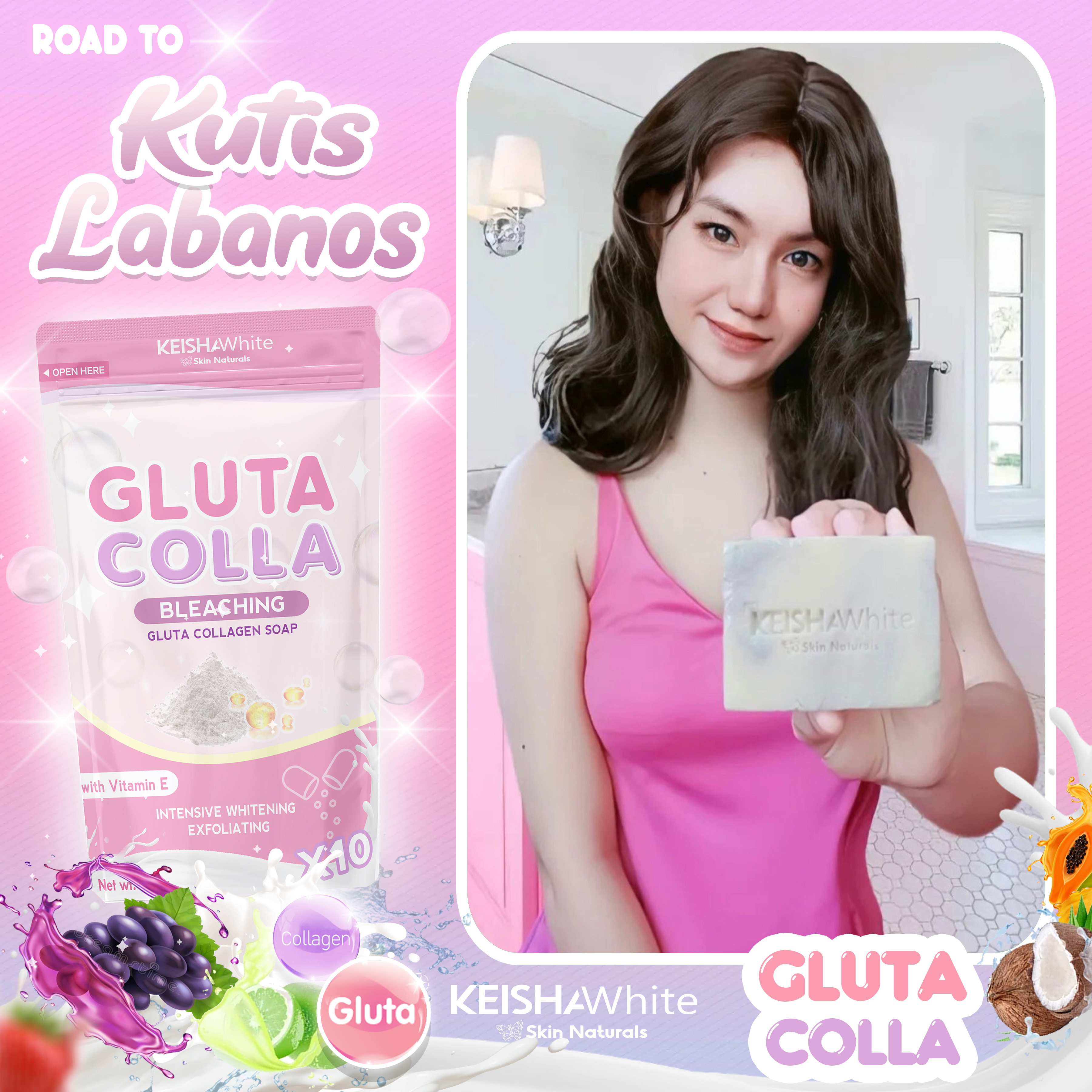 Keisha White | GLUTA COLLA BLEACHING SOAP | GLUTA COLLAGEN SOAP 10X ...