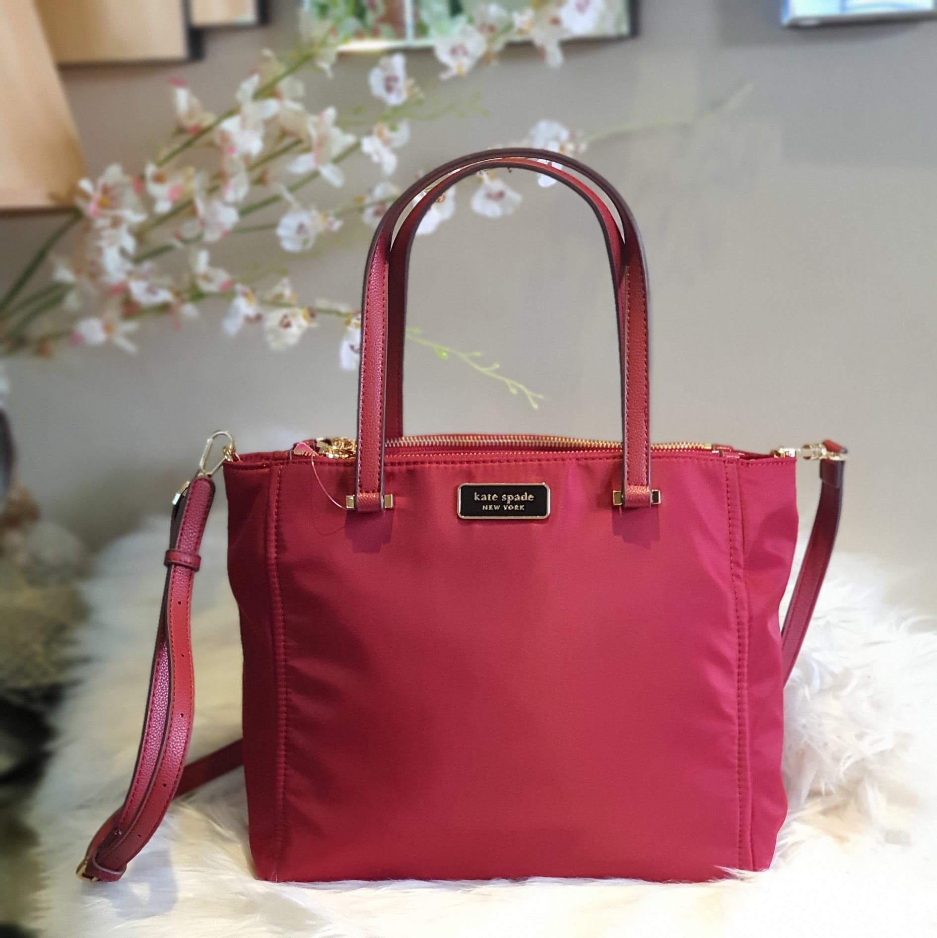 Kate Spade Classic Medium Dawn Satchel Two Zip and Tab Closure Women's ...