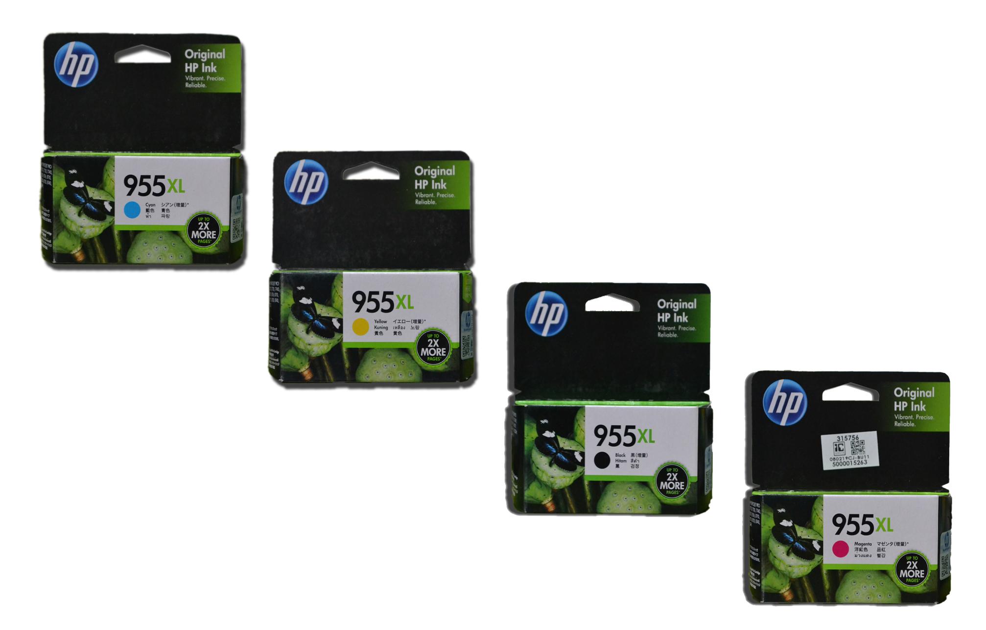 HP 955XL BCYM Series Original Ink Cartridge 4 Colors Bundle | Lazada PH
