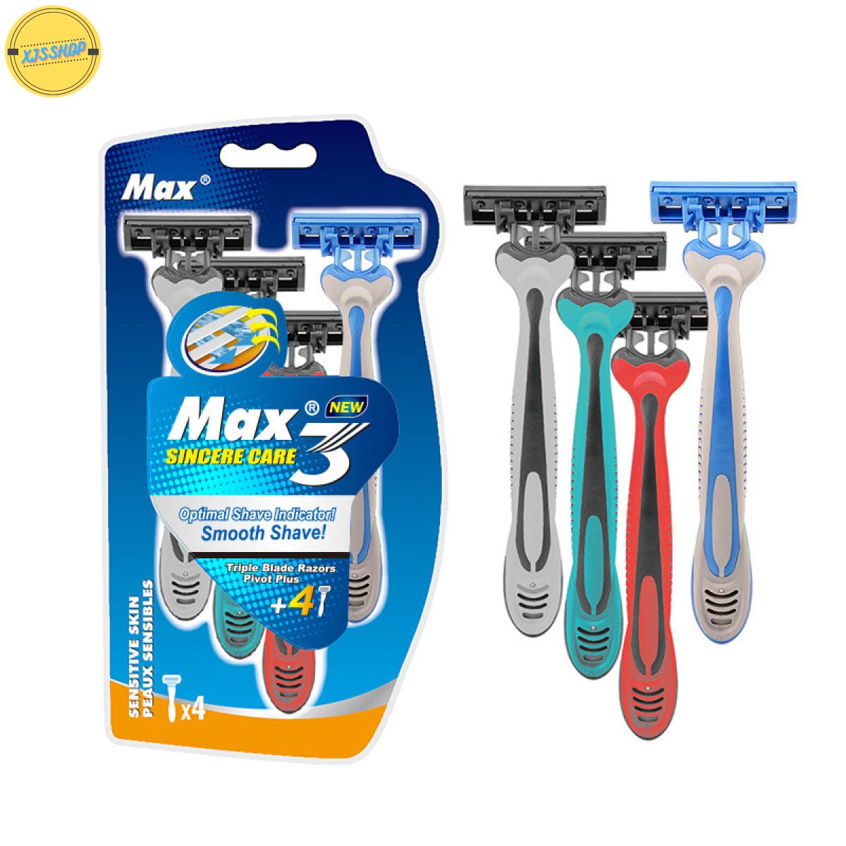 XJSShop sharp blade disposable razors Manufacturer triple blade razor ...