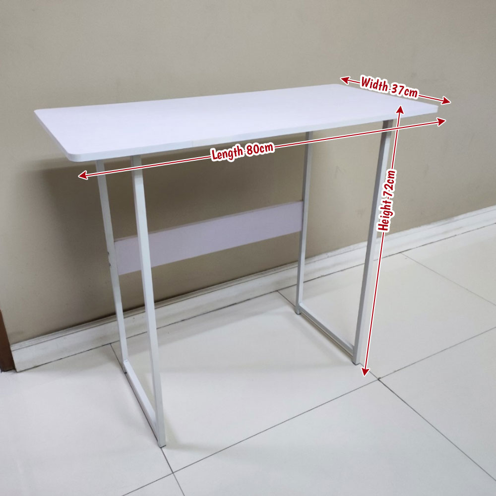 Hodeso Computer Desk Simple Small Table Desktop Home Bedroom Solid Wood ...