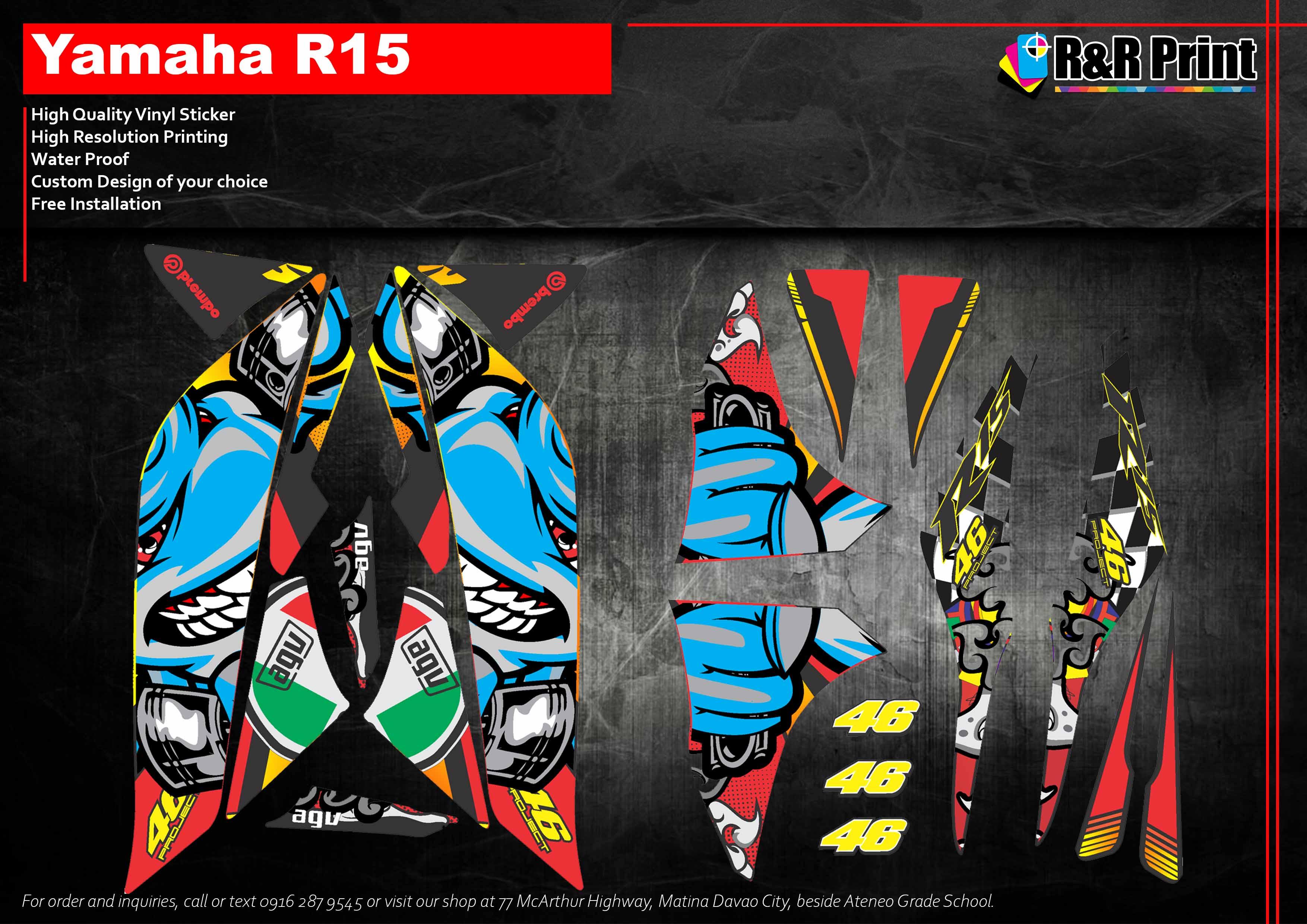 Yamaha R15 V2 Decals Sticker | Lazada PH