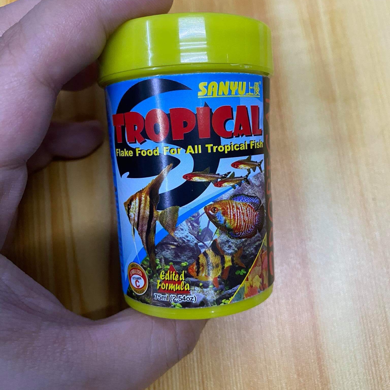 Sanyu Tropical Flakes Fish Food (75ml) | Lazada PH