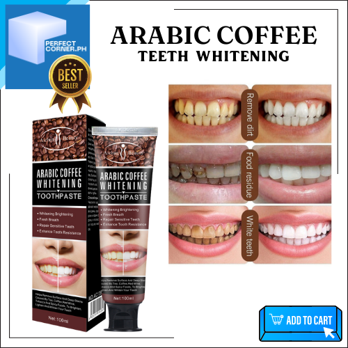 AICHUN BEAUTY Arabic Coffee Toothpaste Fresh Breath Repair Sensitive ...