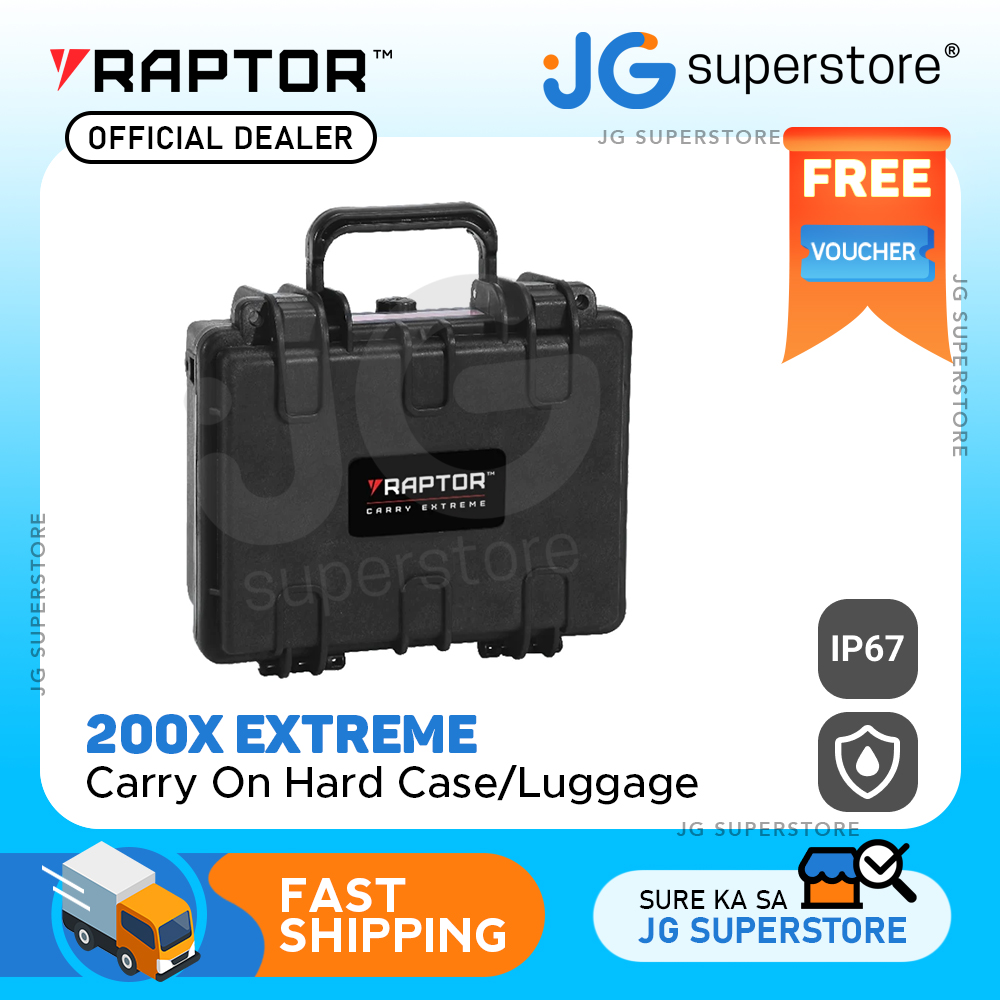 Raptor 200X Extreme Series Hard Case and Travel Luggage with IP67 Water ...