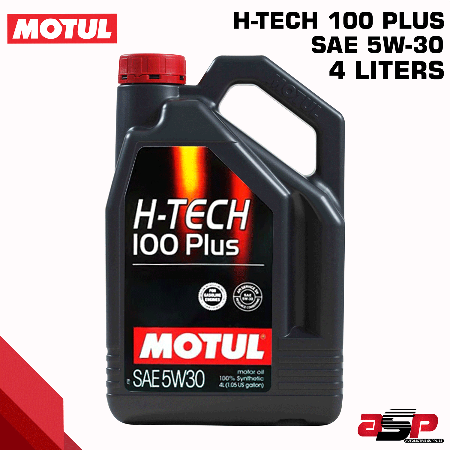 Motul H-Tech 100 Plus 5W-30 Fully Synthetic Gasoline Oil API SP 4 ...