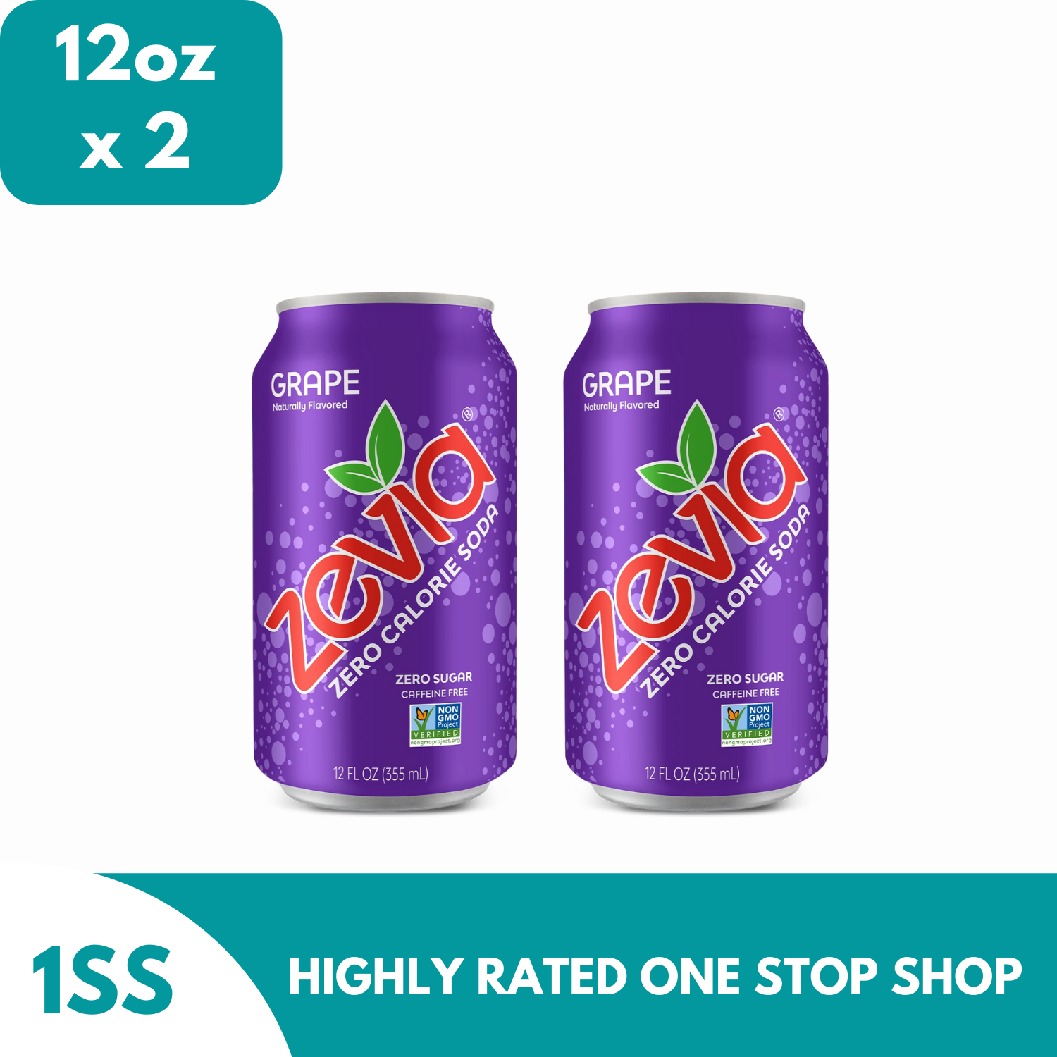 Zevia Grape Soda 12oz x 2 | Lazada PH