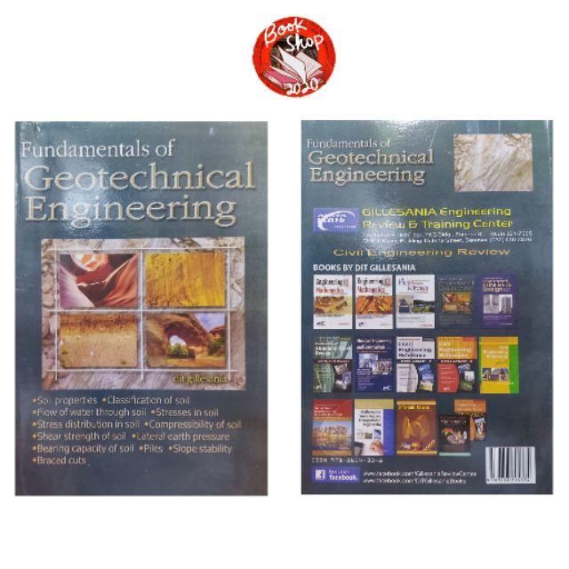 Fundamental of Geotechnical Engineering By Gillesania | Lazada PH