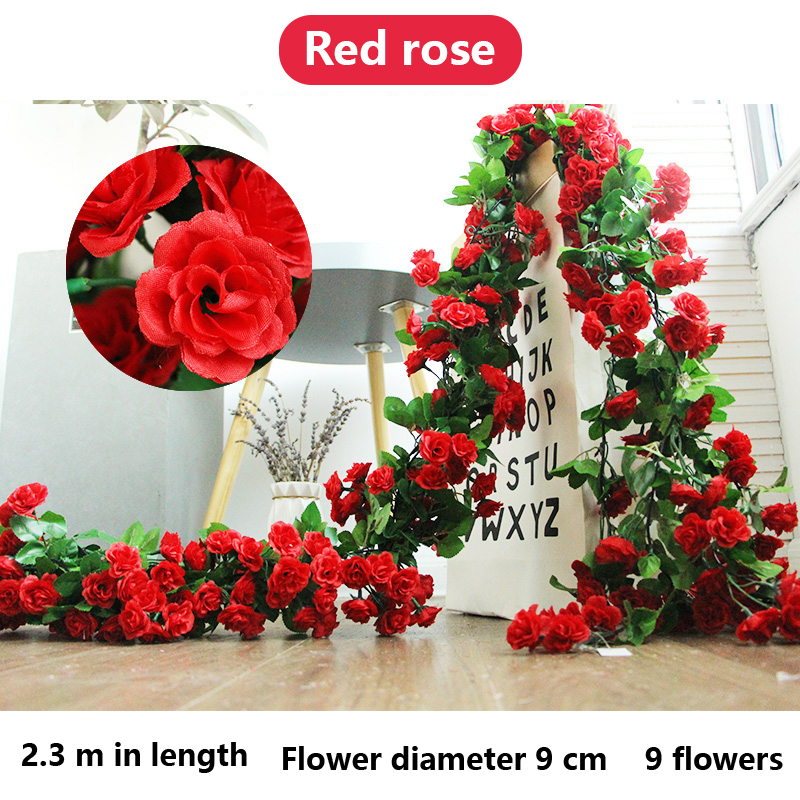 Buy 1 Take 1 Flower vine 45 Heads Artificial Flower Rattan Artificial ...