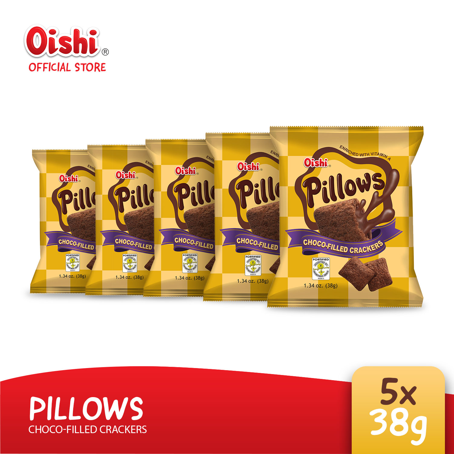 Pillows Chocolate 38g x 5 | Lazada PH
