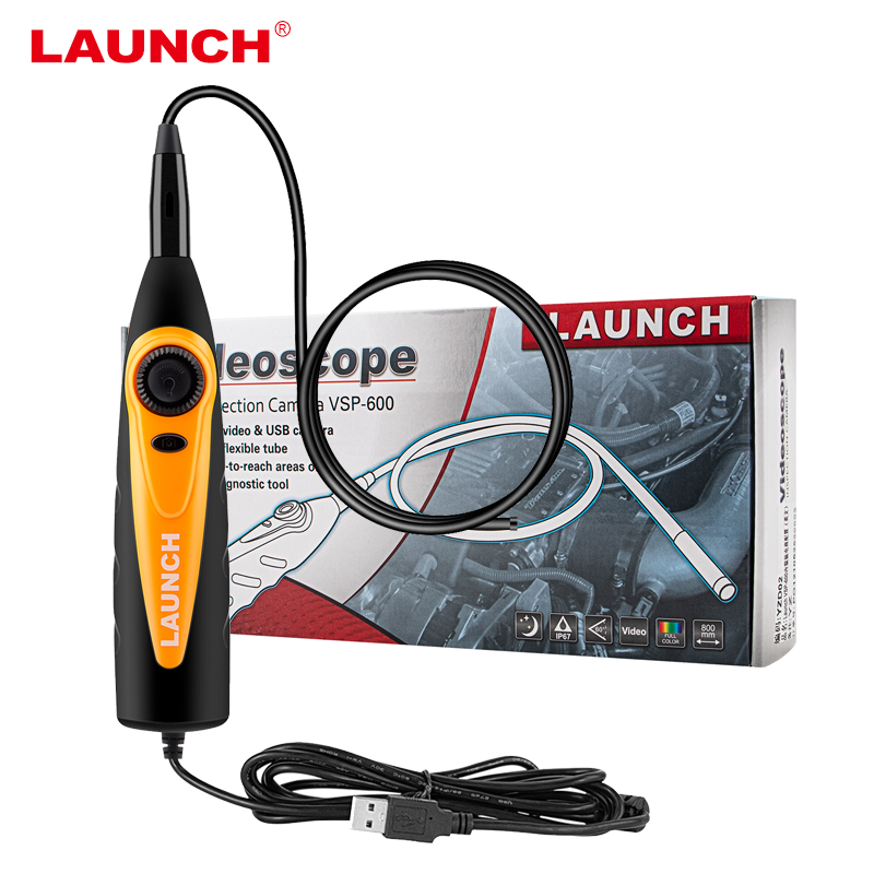 LAUNCH VSP600 USB Inspection Camera VSP-600 5.5MM 6 LED Videoscope for X431 tools to View record ...