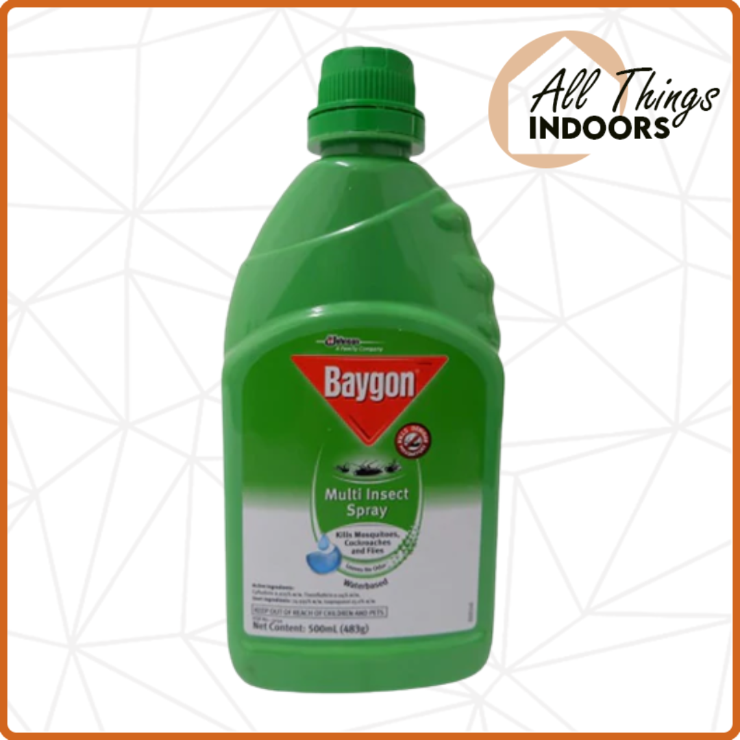 Baygon Water-based Insect Spray, 500ml | Lazada PH
