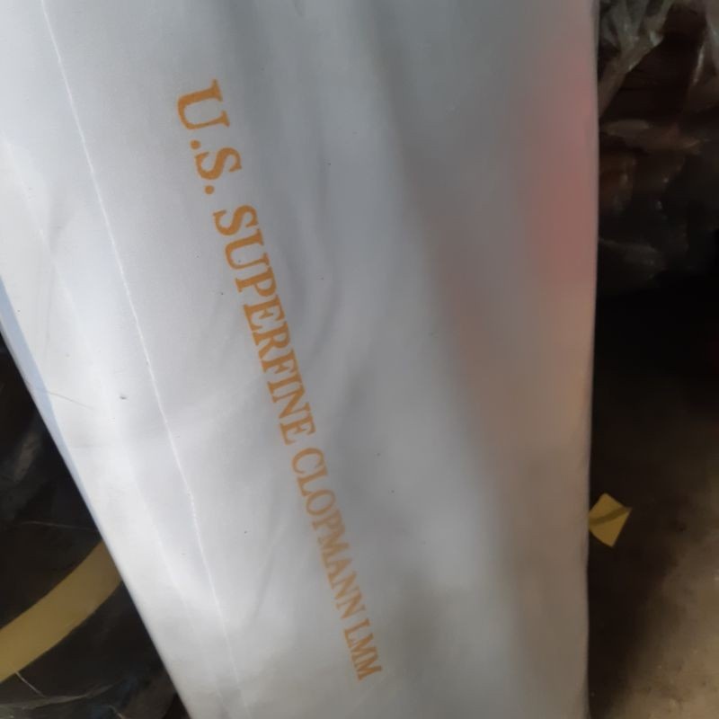 ☁Fabric per YARD: US Klopmann Superfine Clothman original white fabric ...