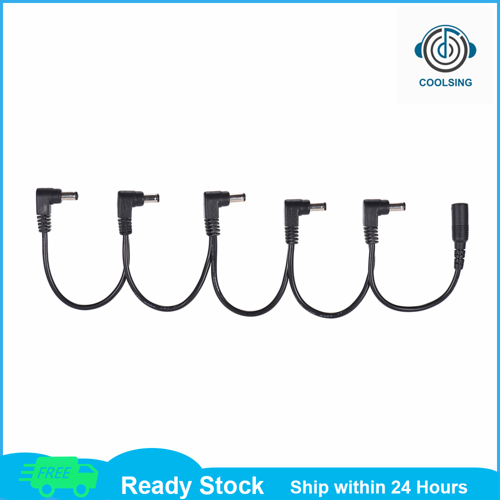 (Big Deal) Guitar Effects Power Cable Splitter Cord 5 Ways Daisy Chain ...