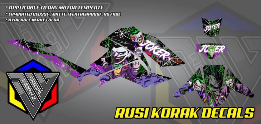 Rusi Korak Sticker Decals Joker | Lazada PH