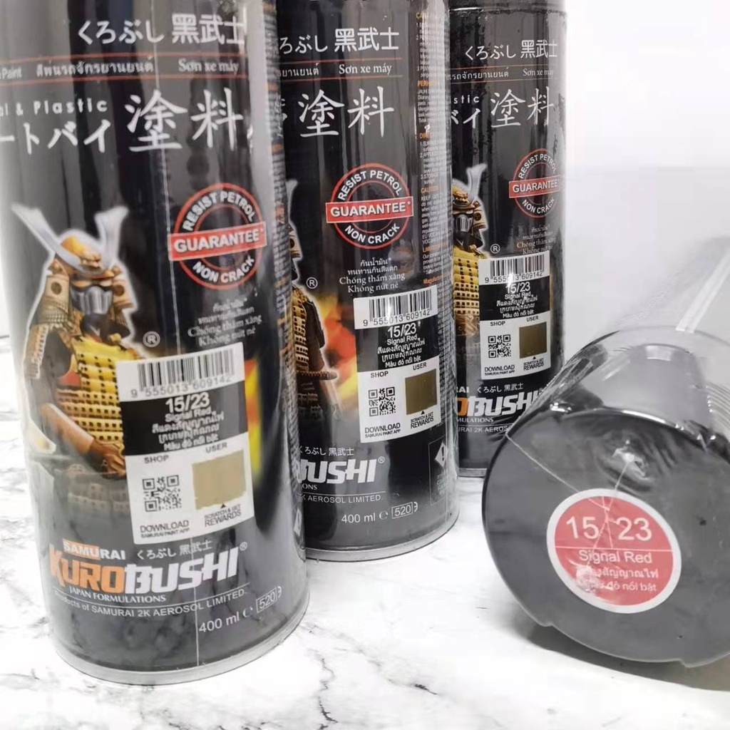 Samurai Spray Paint Surfacer Flourescent and Standard Color. | Lazada PH