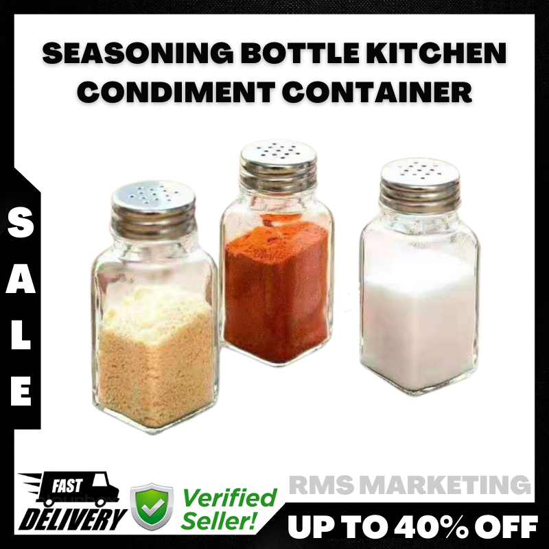 Seasoning Bottle Kitchen Condiment Container Sugar Salt Pepper Flour ...