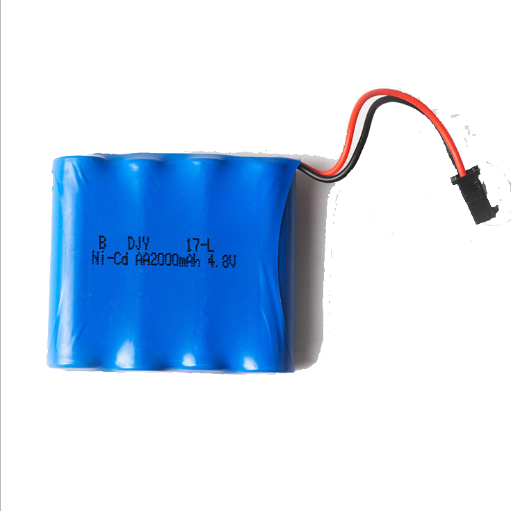 4.8V 1400mAh Ni-CD AA Rechargeable Battery Pack Remote Control Toys ...