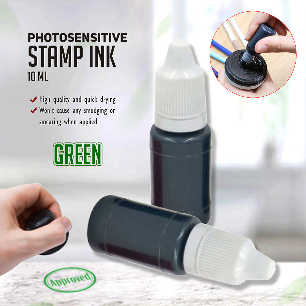 Digiprints PH - Photosensitive Stamp Ink 10ML (4colors) || Blue / Black ...