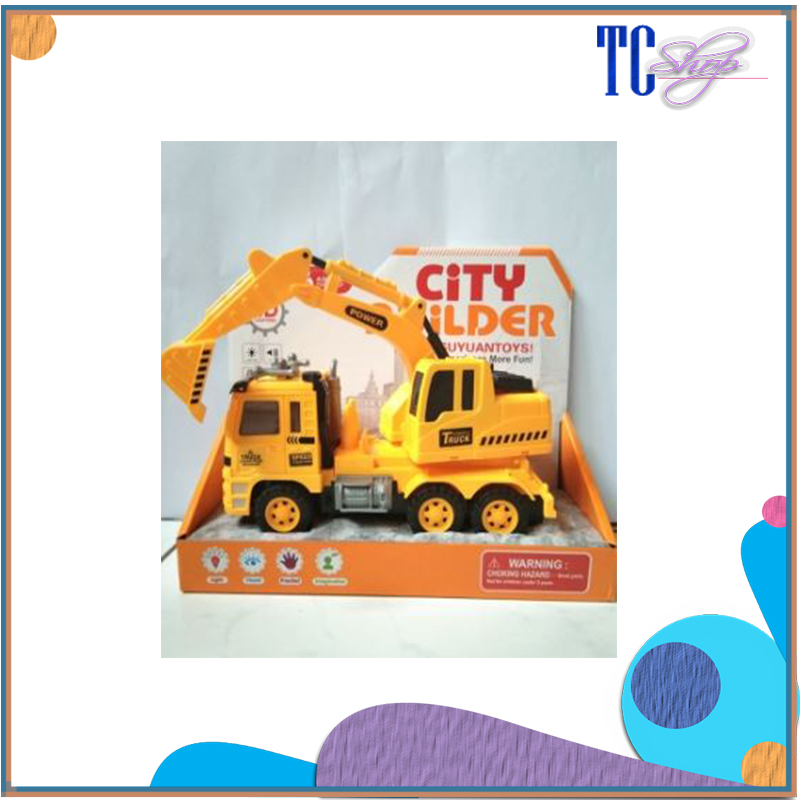 TC SHOP City Builder Truck Toy with Light and Sound | Lazada PH