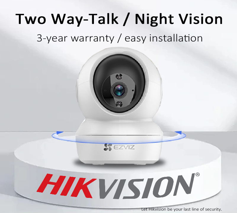 Hikvision CCTV Camera Ezviz H6c 2/4MP Smart Wifi Pan Tilt IP Camera ...