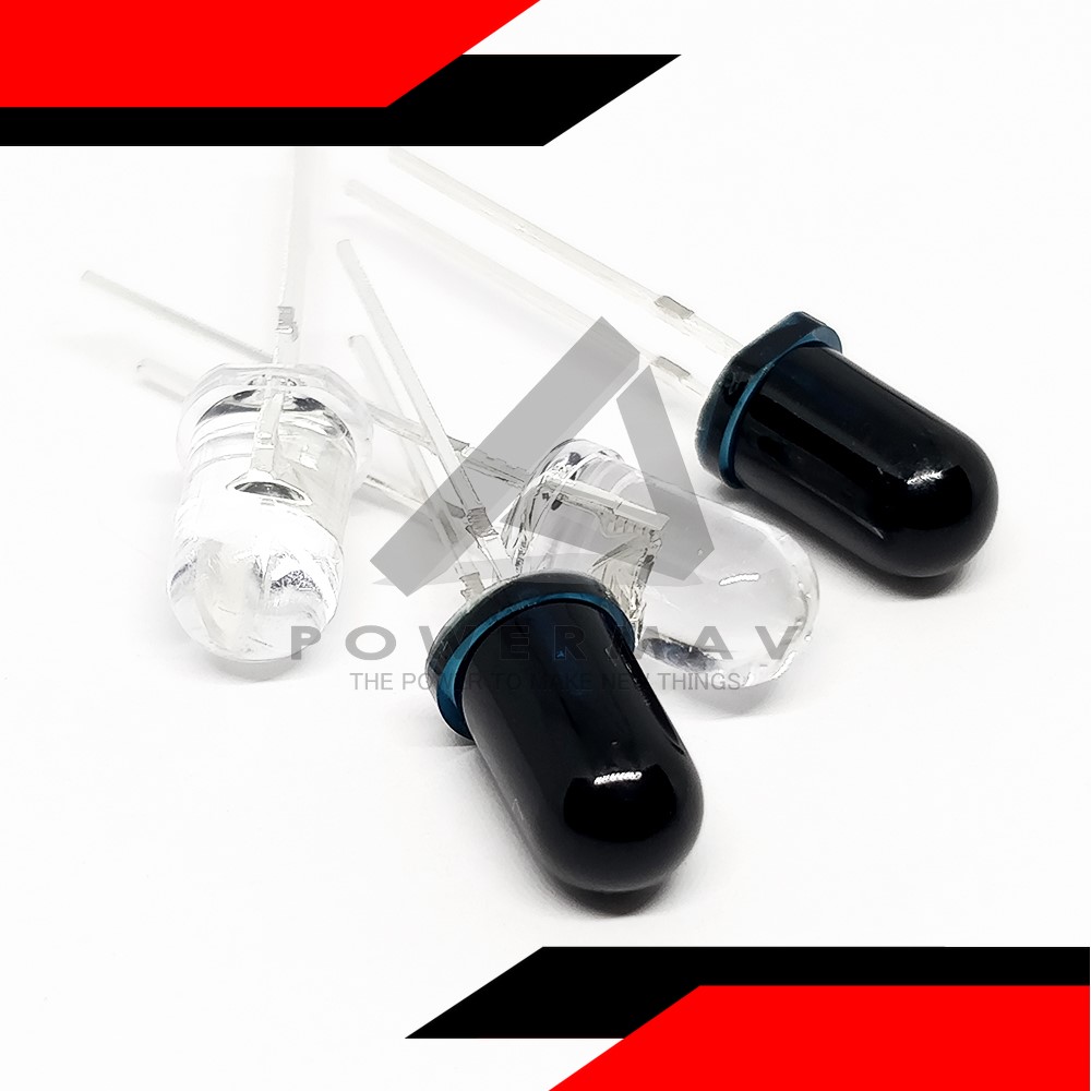 2 pair 5mm ir led tx rx infrared light pulse transmit receive remote ...