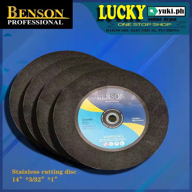 Benson steel cut off disc 14" | Lazada PH