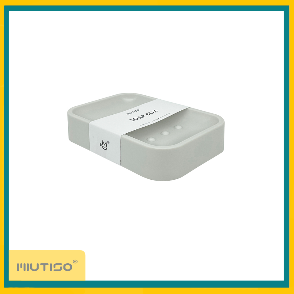Miutiso Marble Soap Box Soap Tray Plastic Soap Dish Case Holder for ...