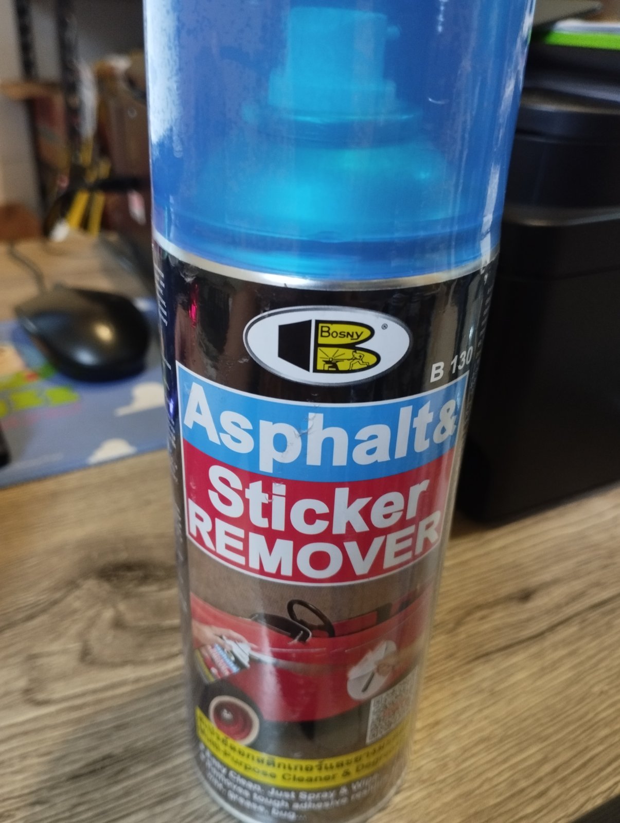 Bosny Asphalt & Sticker Residue Remover Spray Type B130 200CC NEW ...