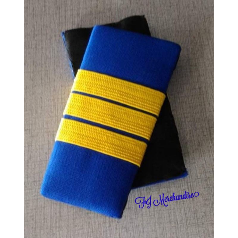 Royal Blue Shoulder Board Pair for Security Officer | Lazada PH