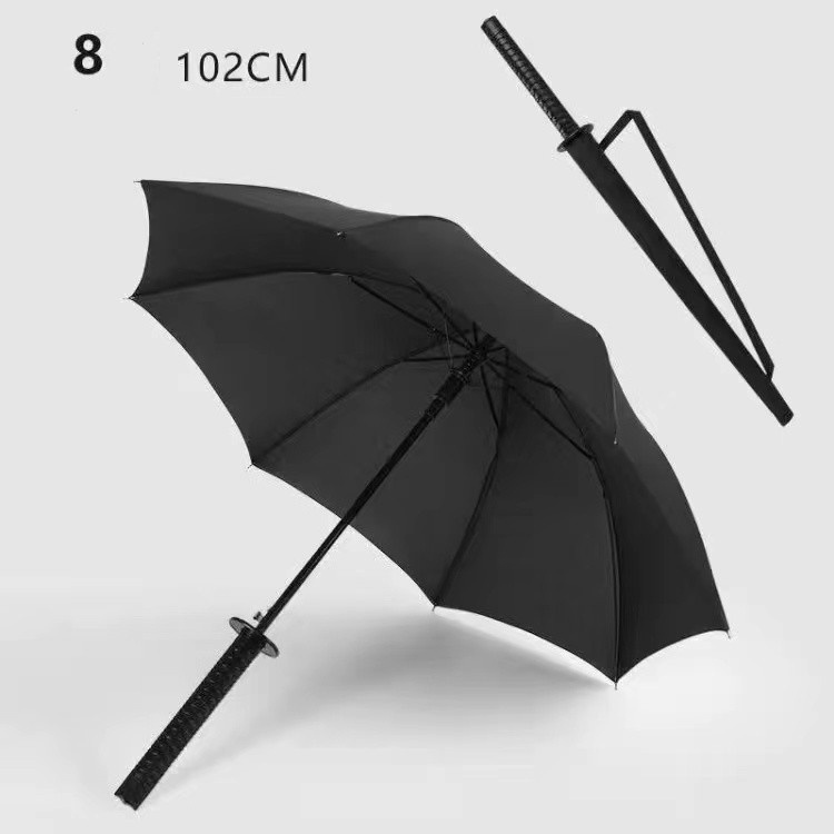 Classic Retro Umbrella Waterproof Samurai Umbrella Katana Sword Handle ...