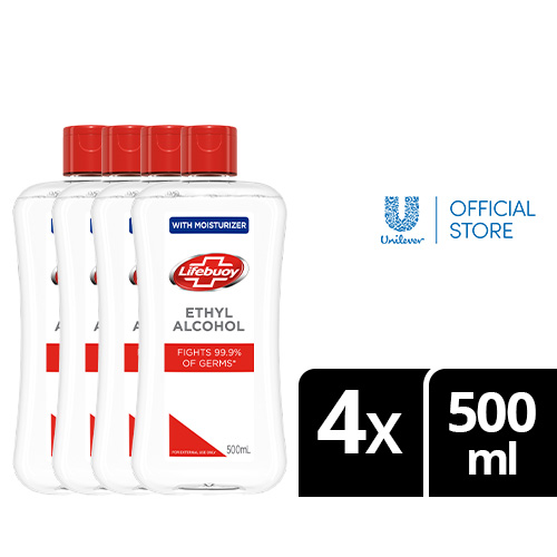 [QUATRO VALUE PACK] Lifebuoy Antiseptic Ethyl Alcohol with Moisturizer ...