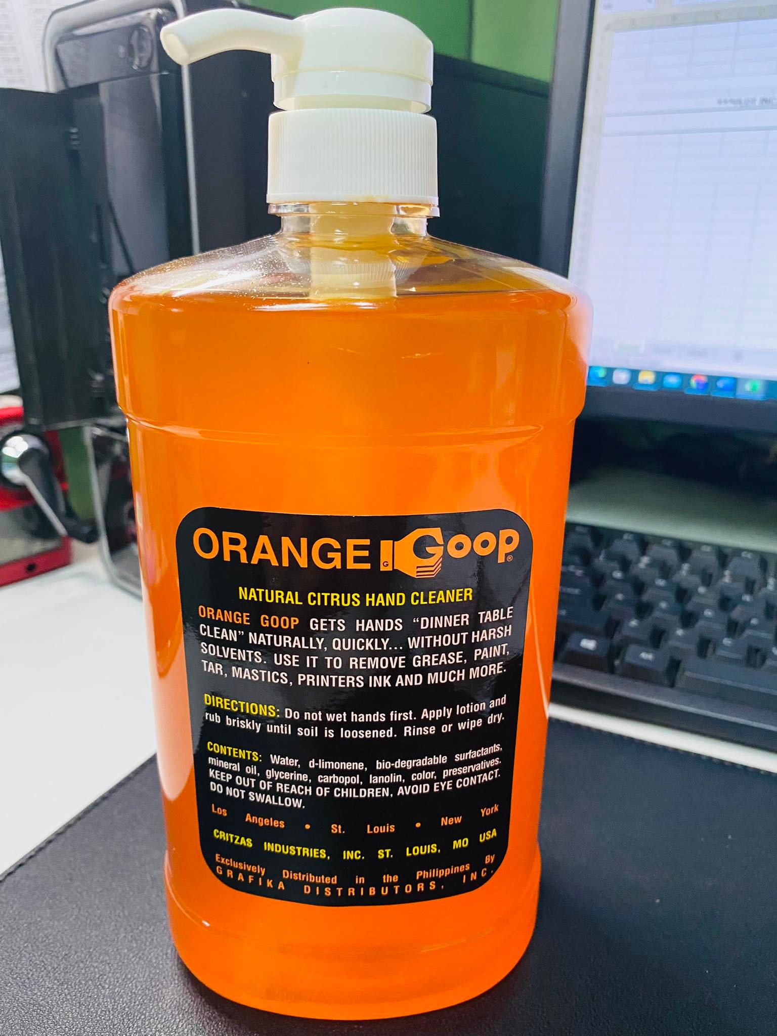 Goop Hand Cleaner 1.1L | Lazada PH
