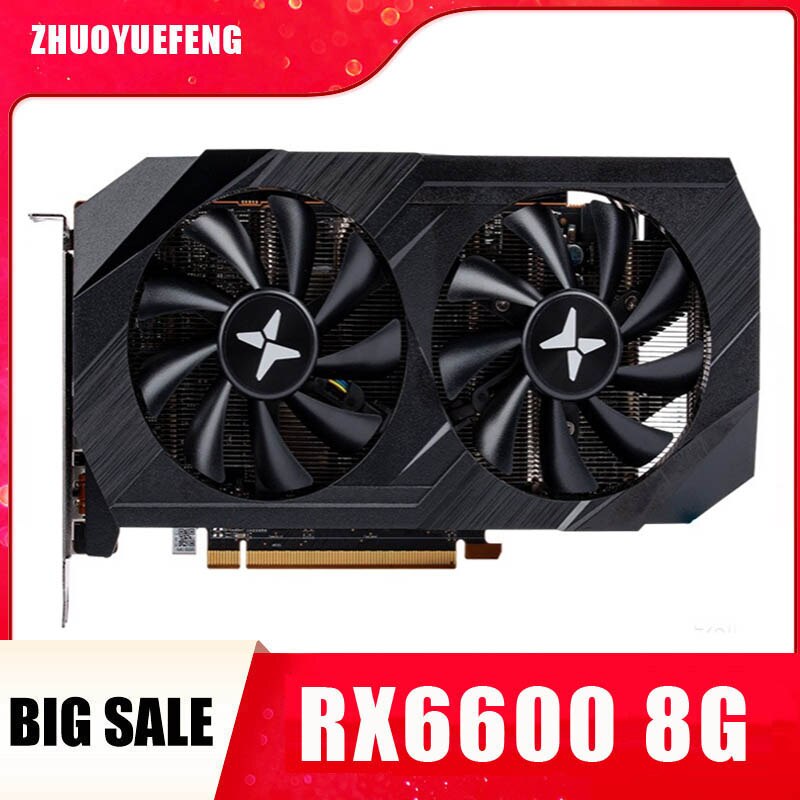 RX 6600 8G Gpu Placa De Video Gaming Rtx 3060Ti Graphics Card Not 2060 ...