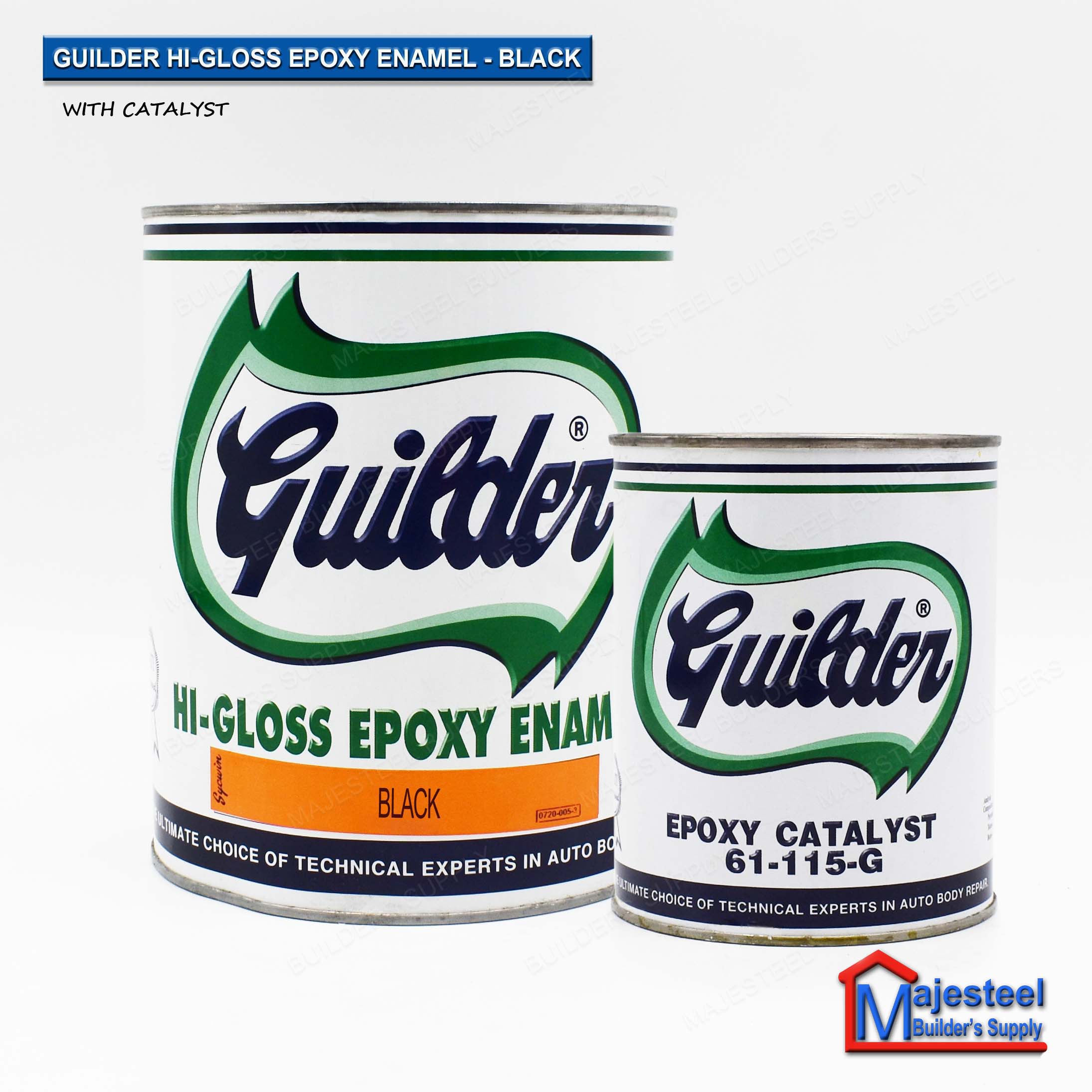 Guilder Hi-Gloss Epoxy Enamel with Catalyst (4LITERS) Substrate Bare ...